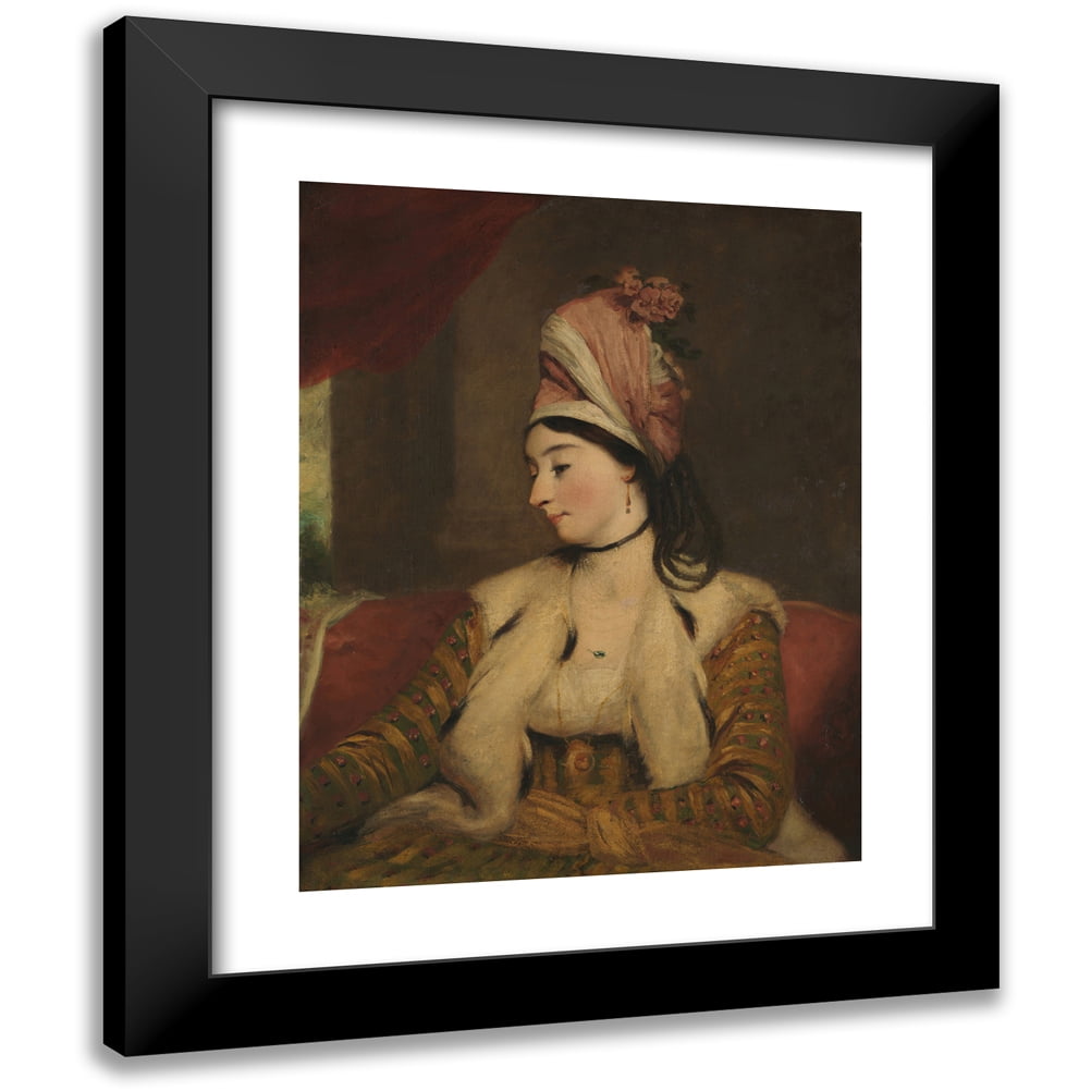 Workshop of Sir Joshua Reynolds 12x14 Black Modern Framed Museum Art ...