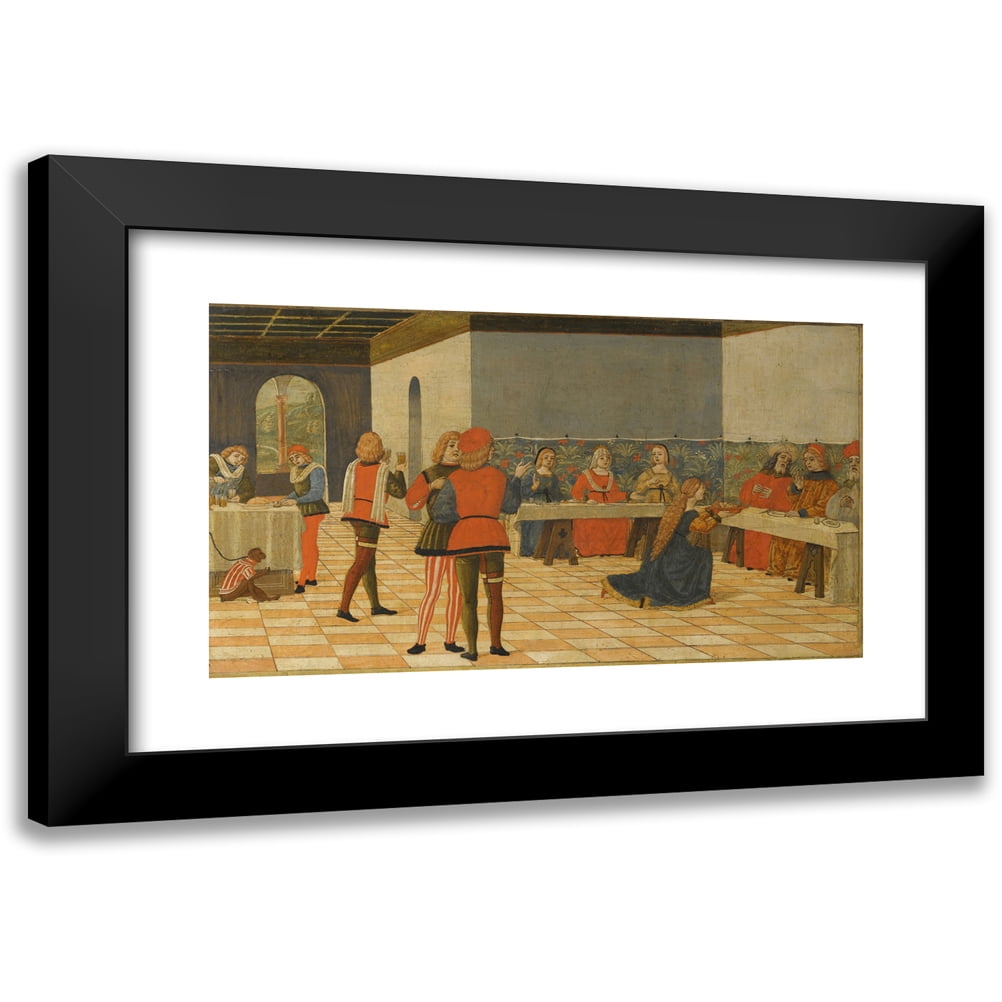 Workshop of the Erri Brothers 24x15 Black Modern Framed Museum Art ...