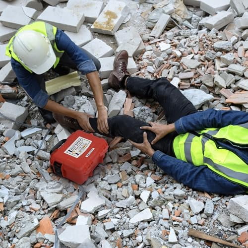 Worksite OSHA 2021Class A First Aid Kit - Rugged, Waterproof Case ANSI ...