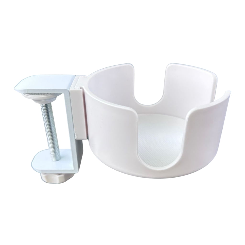 Workspaces Portable Drink Storage Rack Secure Clamp on Desk Bottle ...