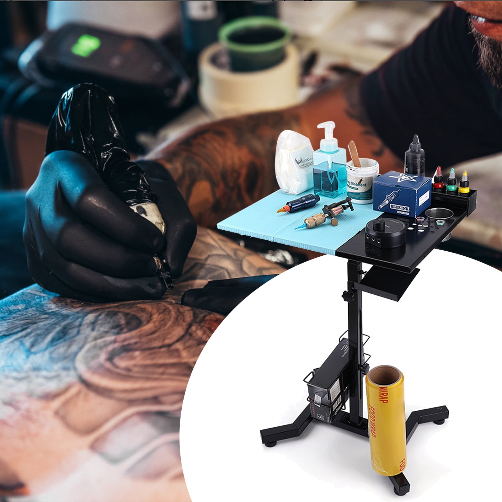 Workstation,Beauty Salon Adjustable Tattoo Station Tattoo Workbench ...