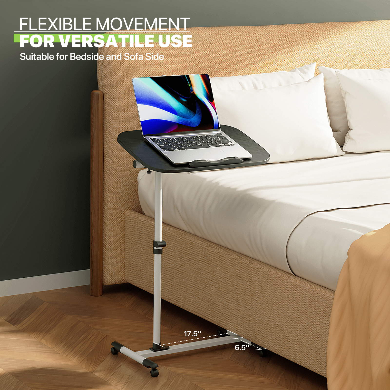 Workstation, Height Adjustable Computer Desk, Drafting Table Rolling ...