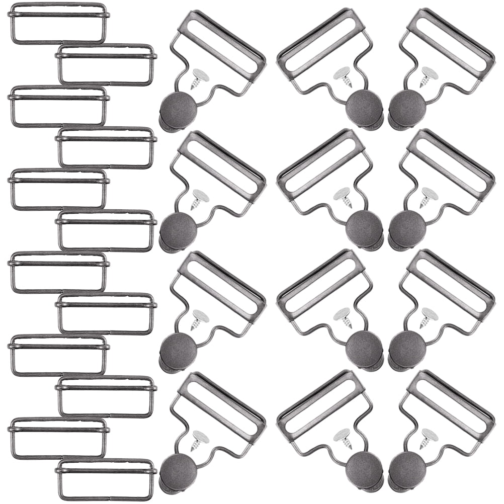 Workwear Buckle Clips 20 Sets Overalls Button Hook Jeans Fastener Belt ...
