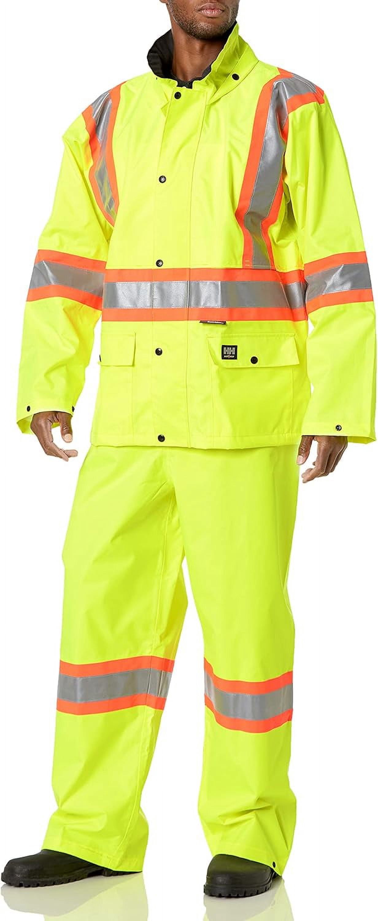 Workwear Men's Waverley High Visibility Packable Storm Suit - Walmart.com