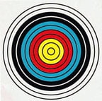 "World Archery/FITA/NAA Full-Color 10 Ring Archery Targets – 10 Pack ...