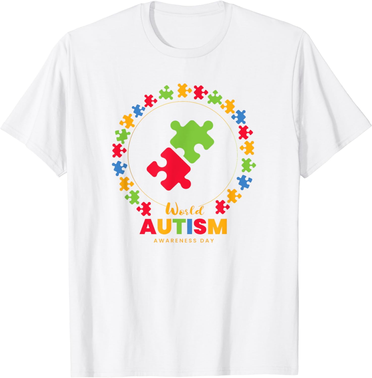 World Autism Awareness Day Puzzle For Men Women Girl T-Shirt - Walmart.com
