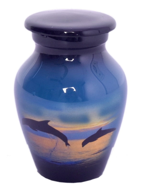World Bazaar Dolphin Keepsake Urn for Human Ashes - Small Adult ...
