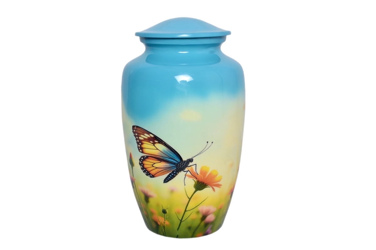 World Bazaar Lovely Butterfly Cremation Urn for Human Ashes - Adult ...