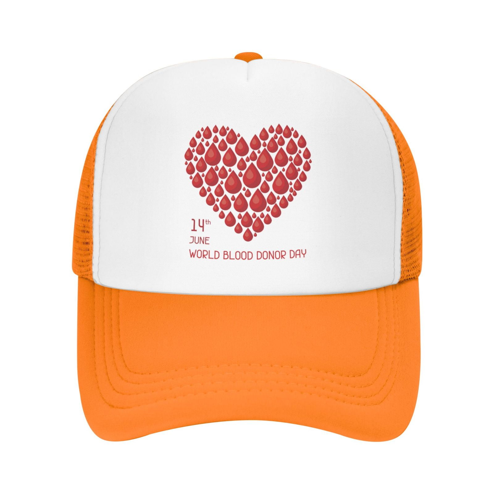 World Blood Donor Day Hats for Men Women Mesh Baseball Cap Adjustable ...