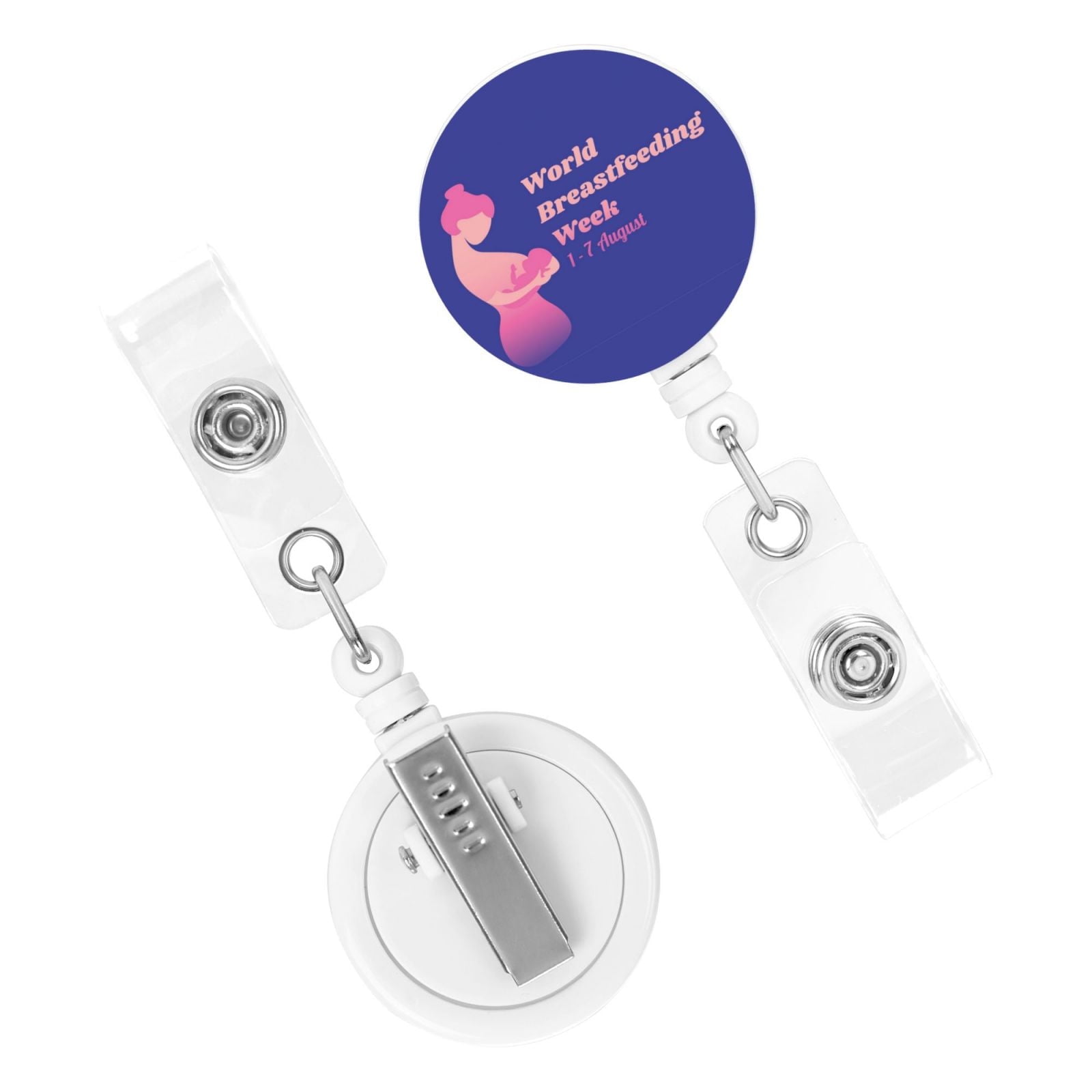 World Breastfeeding Week Badge Reel Retractable Badge Clip Id Card Name ...