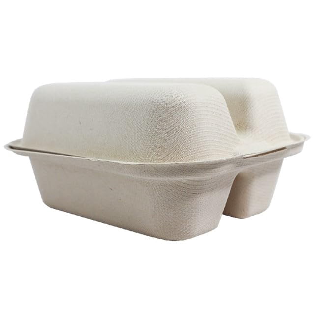 World Centric 2-Compartment Clamshell Taco Container, TO-SC-T2 ...