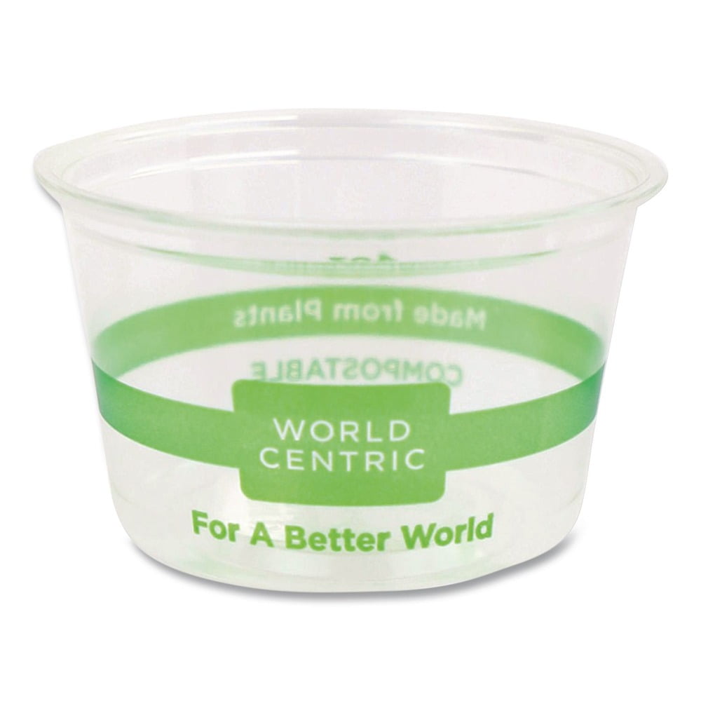 World Centric CP-CS-4S 4 oz PLA Plastic Cold Cups - Clear (1000/Carton ...