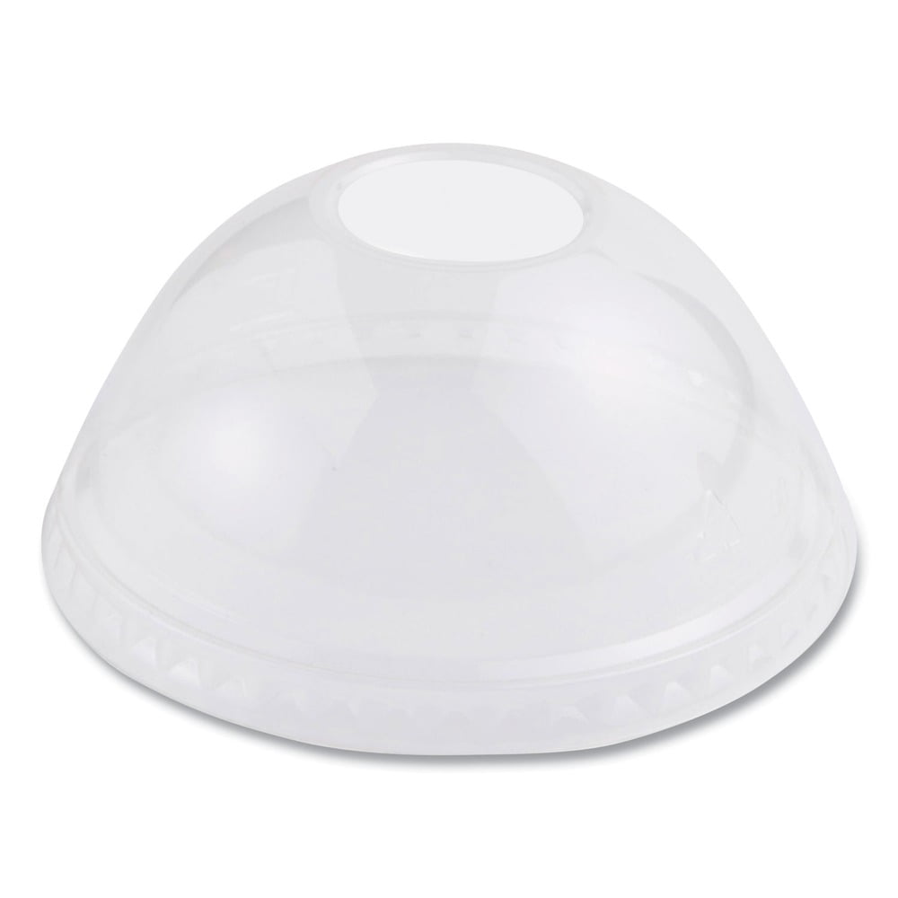 PLA Dome Cold Cup Lids - Clear (1,000/Carton) - Walmart Business Supplies