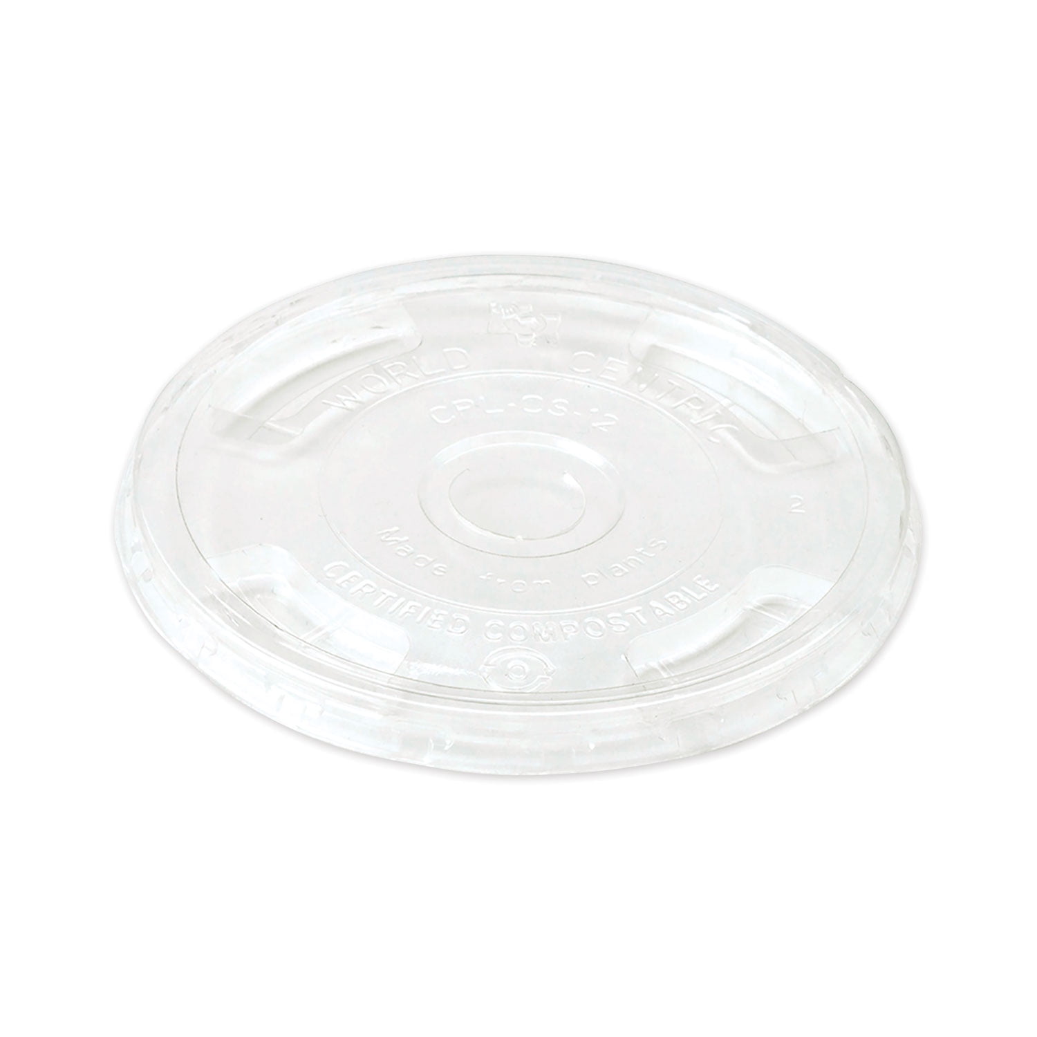 World Centric Clear Cold Cup Lids, Fits 9-24 oz Cups, 1,000/Carton ...