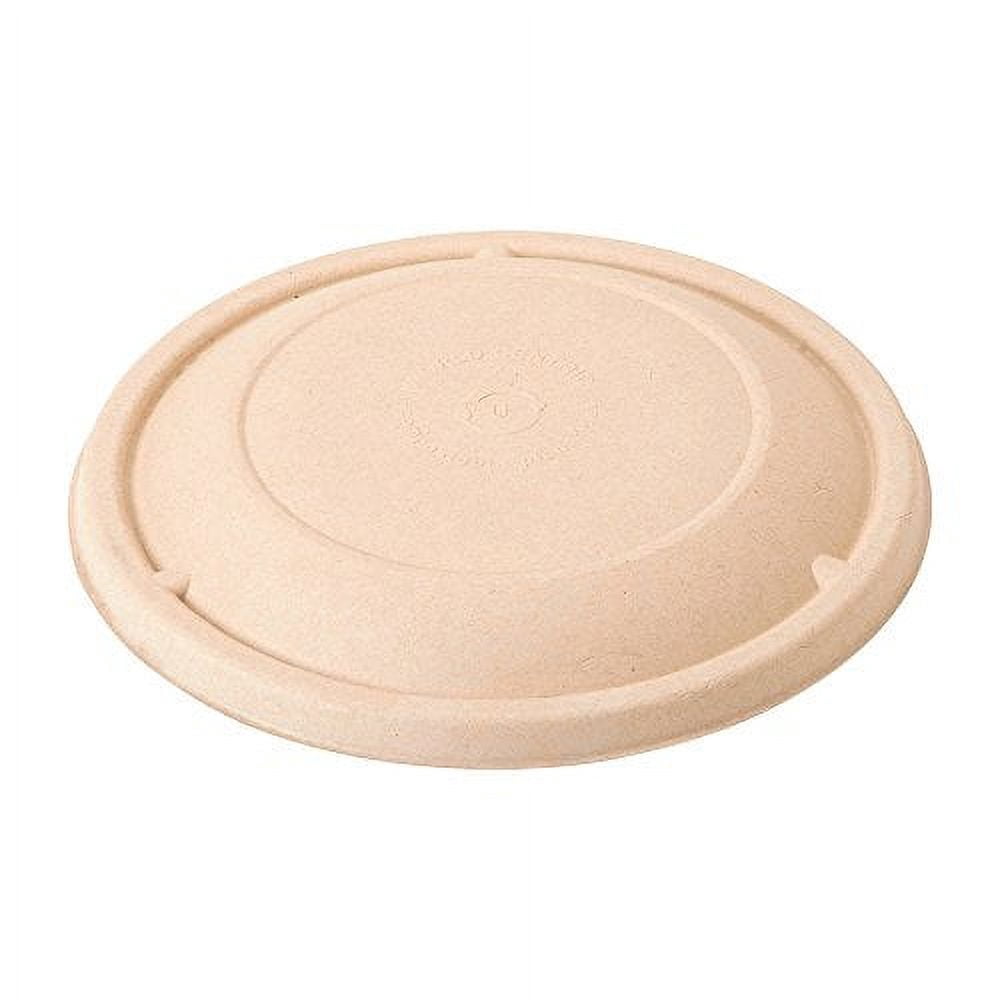 World Centric Compostable Unbleached Plant Fiber Lid for 24 and 32 ...