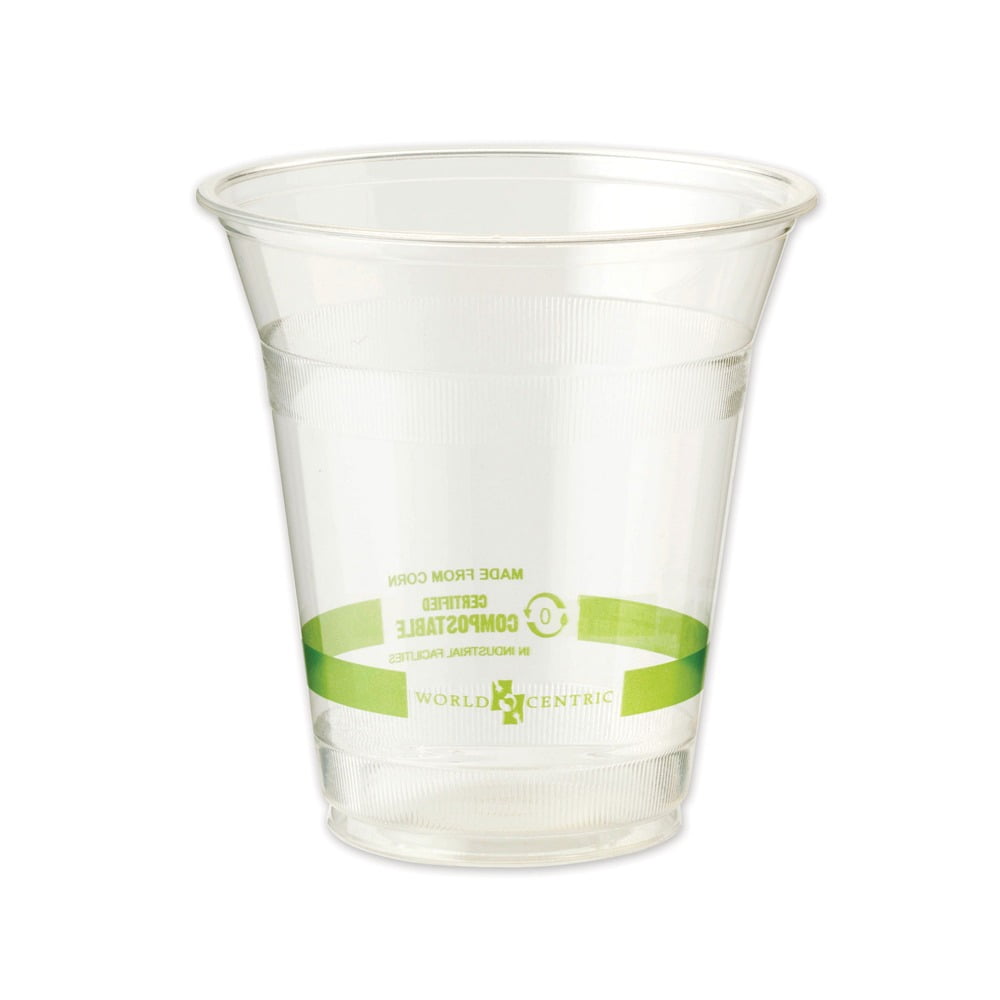 World Centric Clear Cold Cups 12 oz Clear 1 000/Carton CPCS12 - Walmart.com