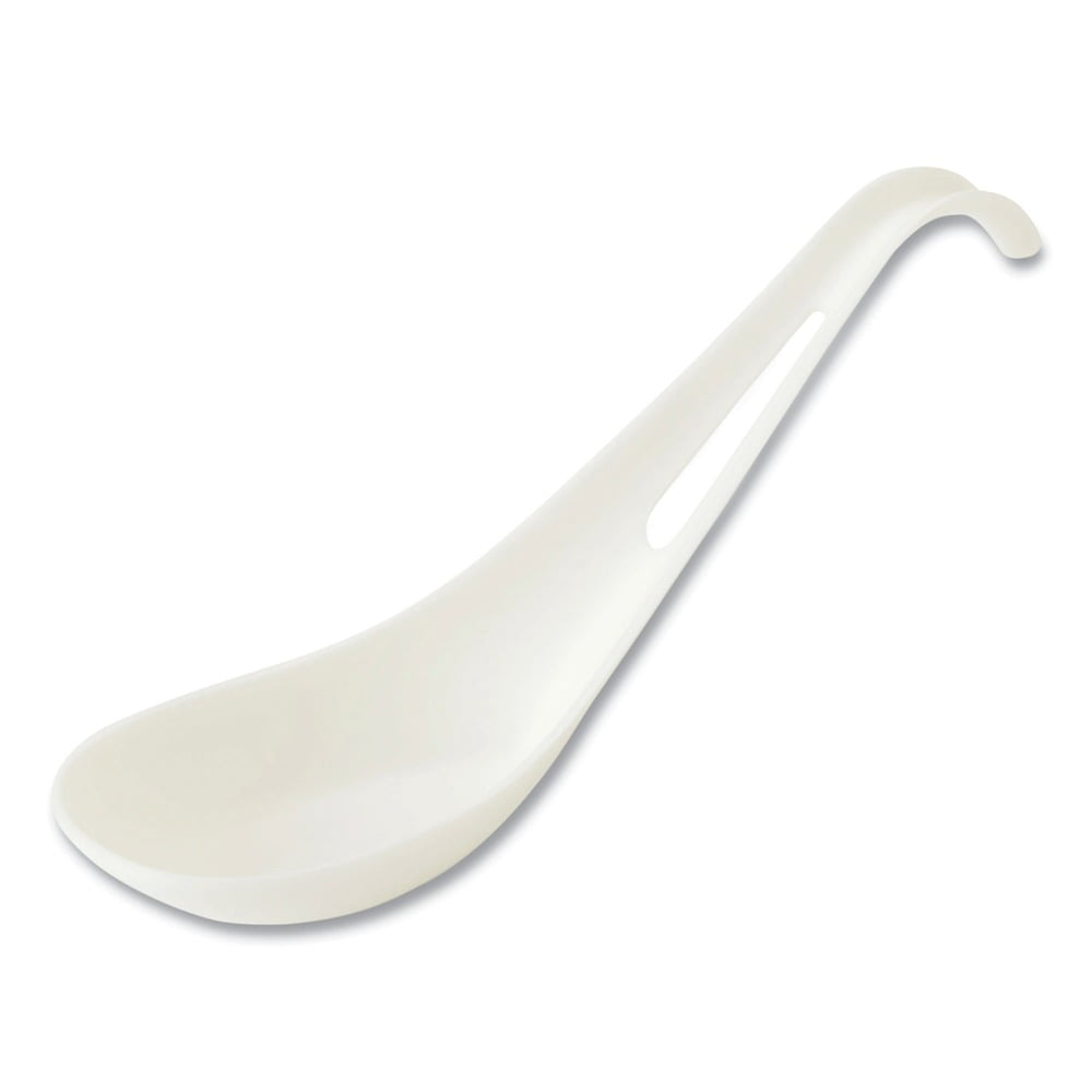 World Centric SP-TP-AS Plastic Asian Soup Spoon TPLA Compostable ...