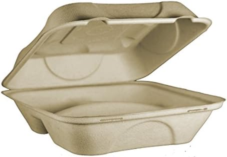 World Centric TOSCU9T Fiber Clamshell, 300 count, Kraft - Walmart.com