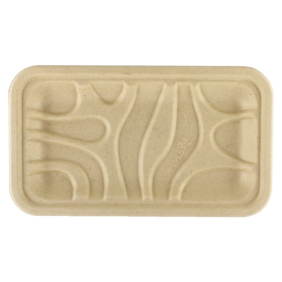 World Centric TRSC17SLLF 1-Compartment 8.3 in. x 4.9 in. x 0.7 in. PLA ...