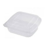 World Centric's 8x8x3 in (46 oz) Hinged Clamshell - PLA - Compostable ...