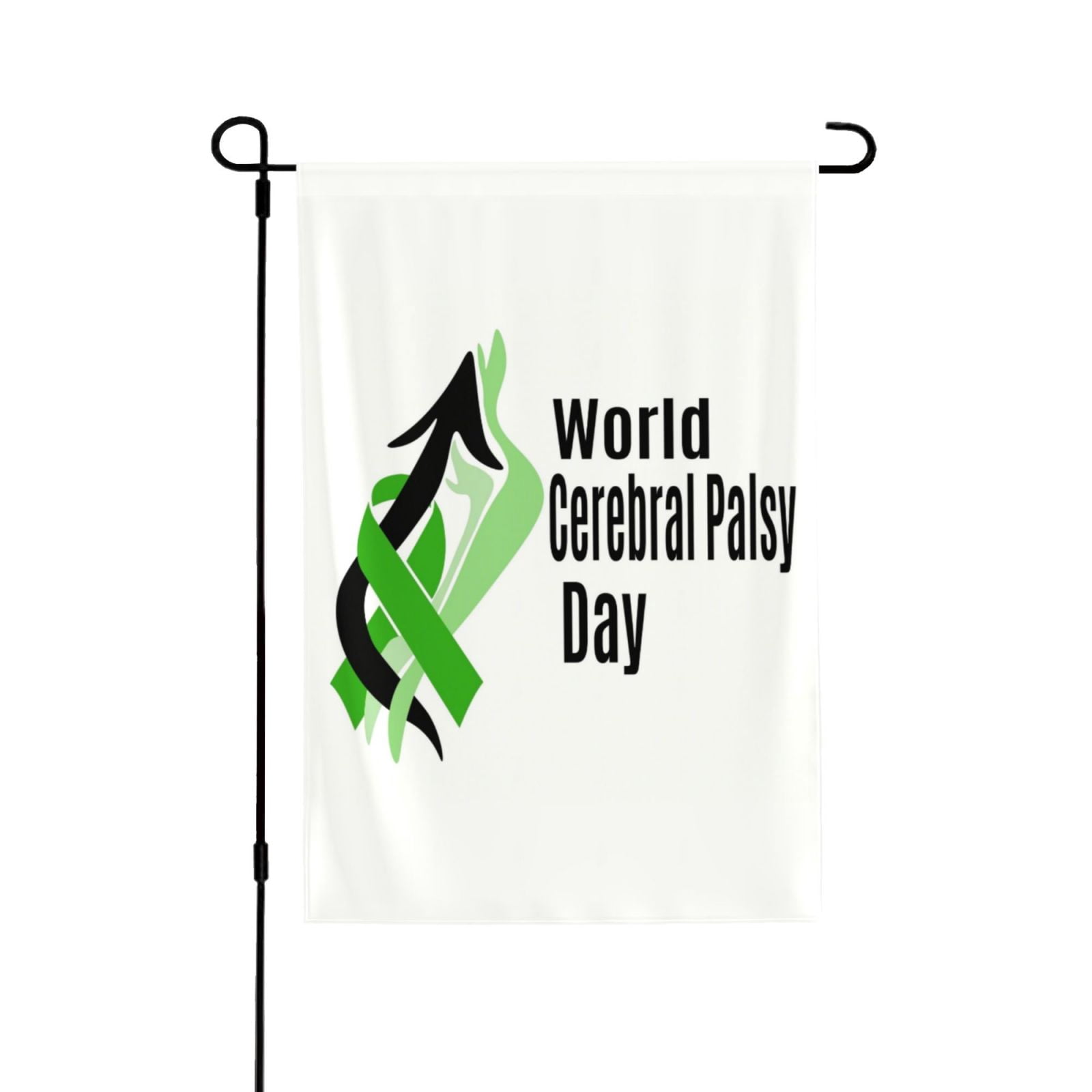 World Cerebral Palsy Awareness Day Flag Double Sided Garden Flag 28× ...