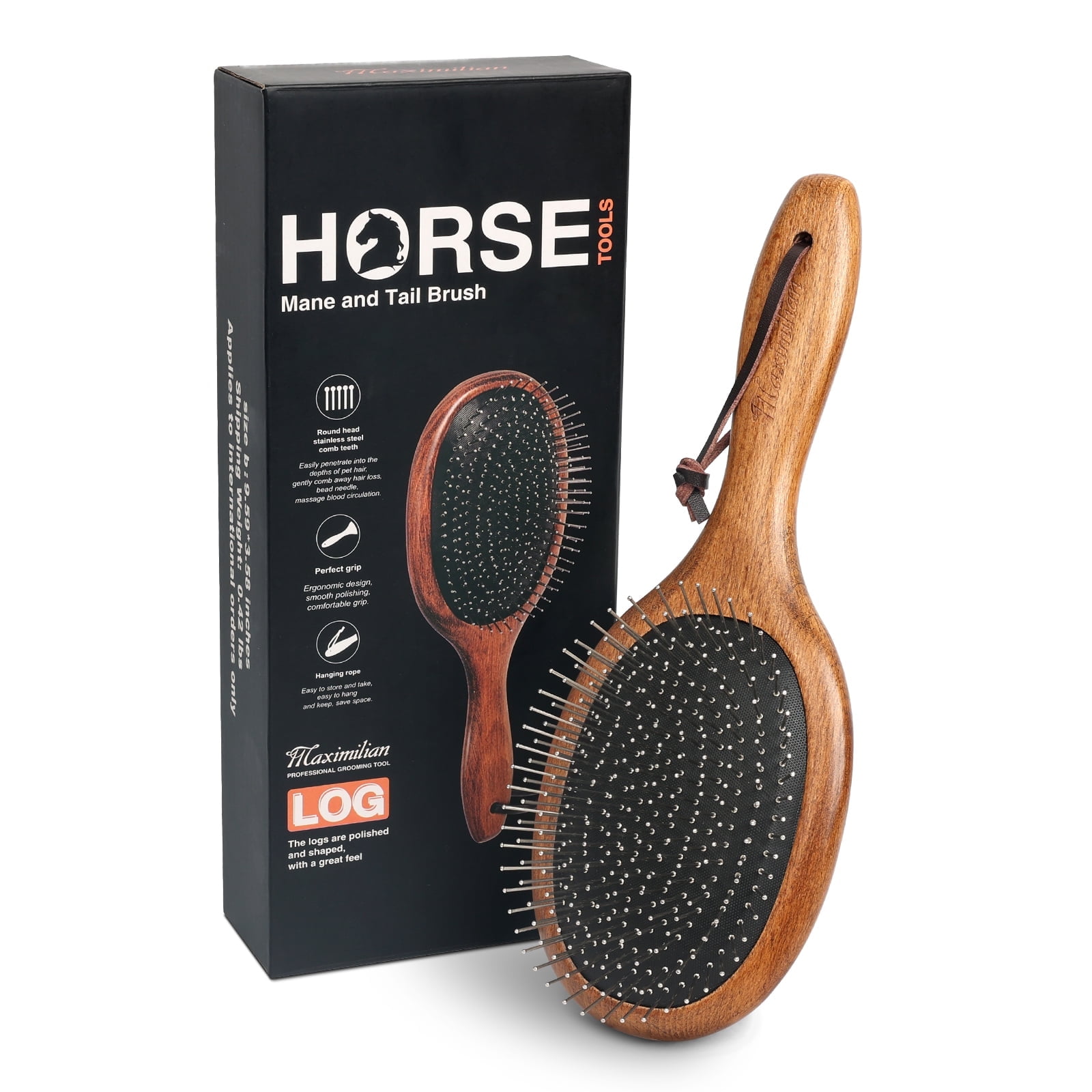 Handmade Equine Mane & Tail Horse Brush: Professional Grooming Comb ...