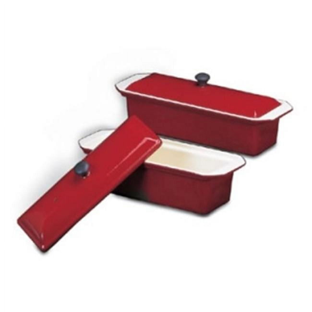 World Cuisine A1738225 Red Pate 1.25 Qt Terrine Mold - Walmart.com