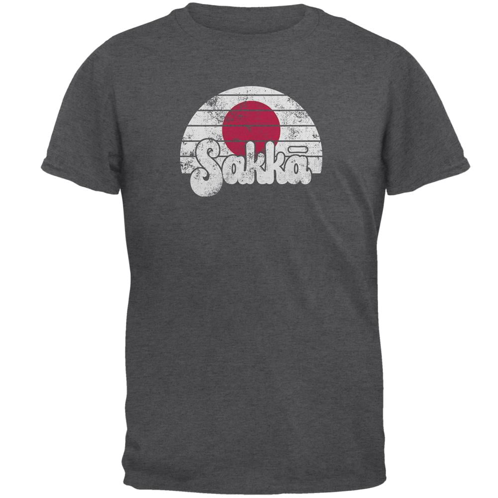 World Cup Japan Sakka Football Soccer Mens T Shirt Dark Heather 4X-LG ...