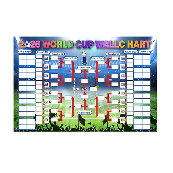 World Cup Schedule Poster 2026&Final Round 48-Team Collection Showcase ...