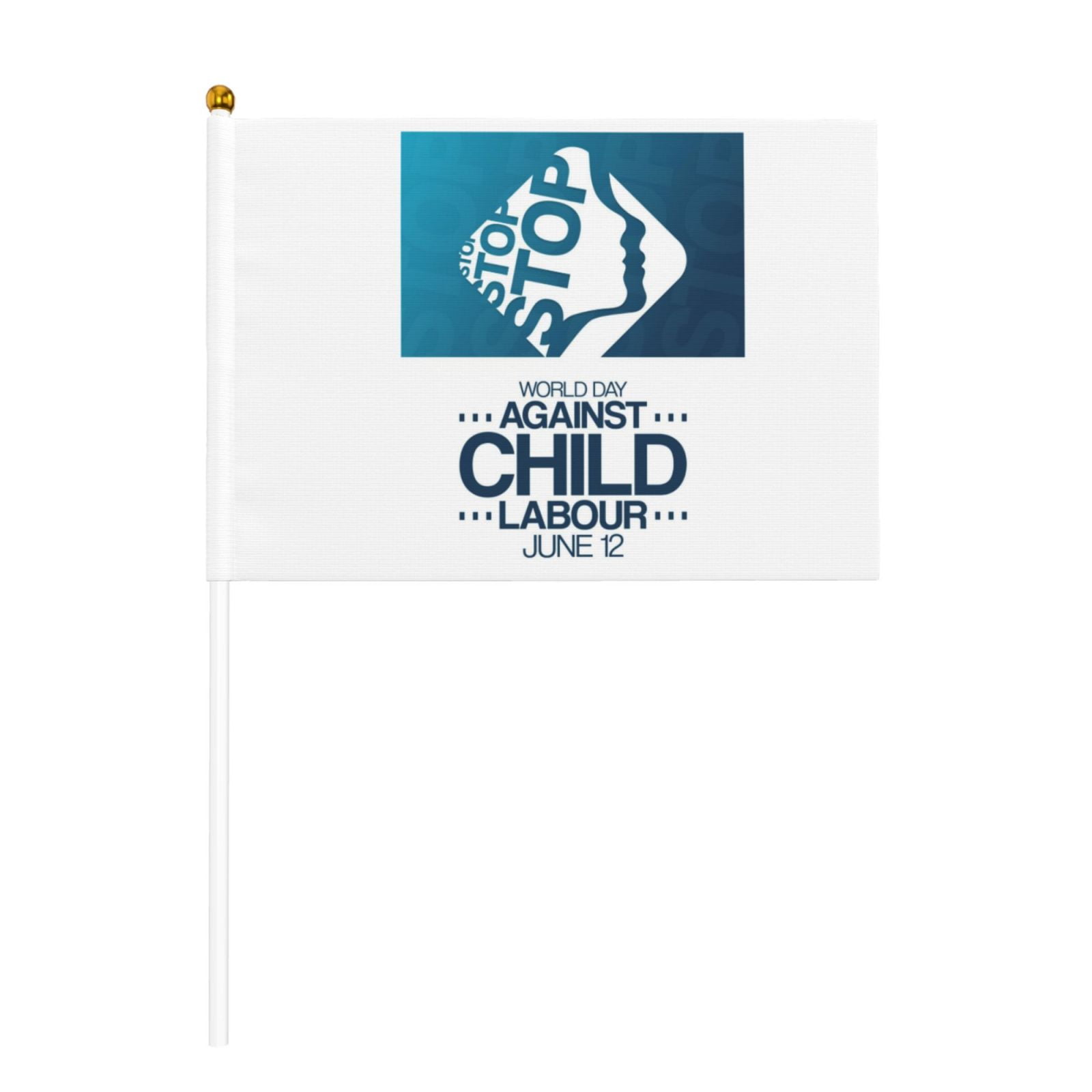 World Day Against Child Labour Flag Small Mini Hand Held Flags Small ...
