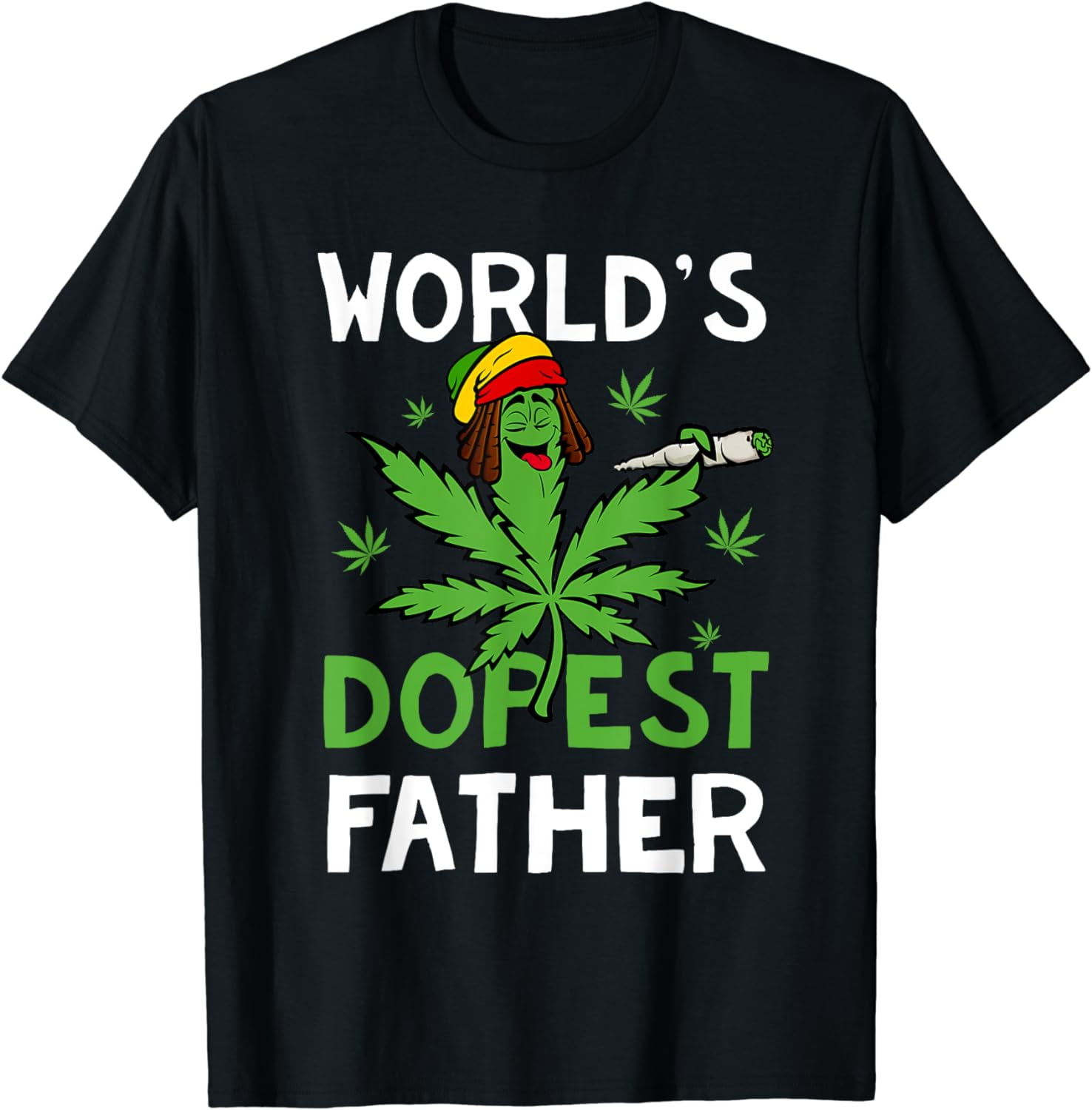 World檚 Dopest Father Weed Marijuana Cannabis 2022 Frog T-Shirt ...