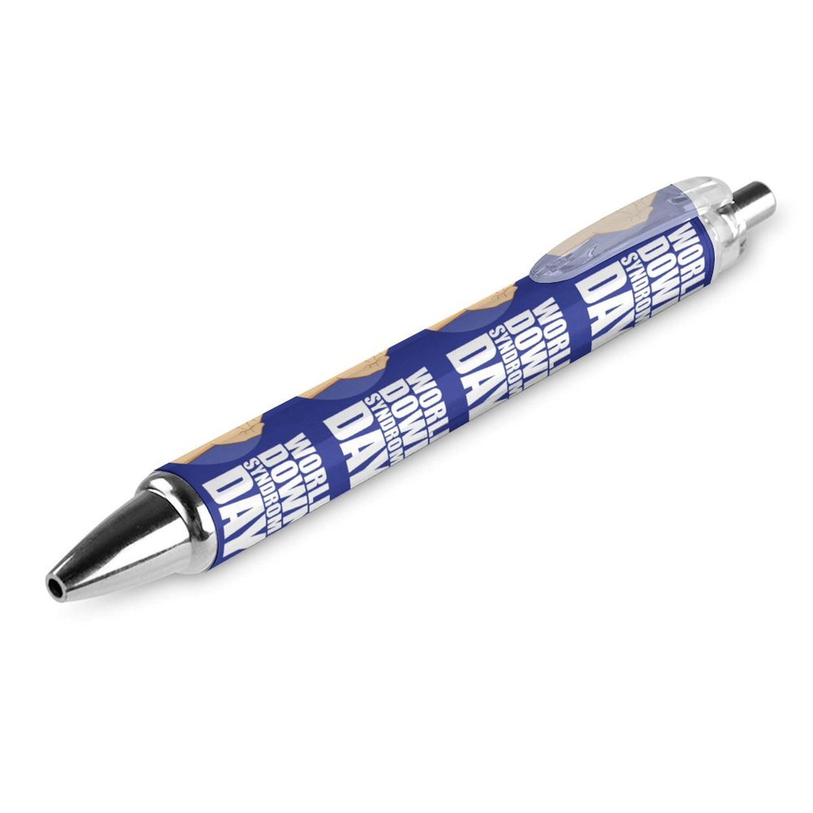 World Down Syndrome Awareness Day Ballpoint Pen Retractable Pens Black ...
