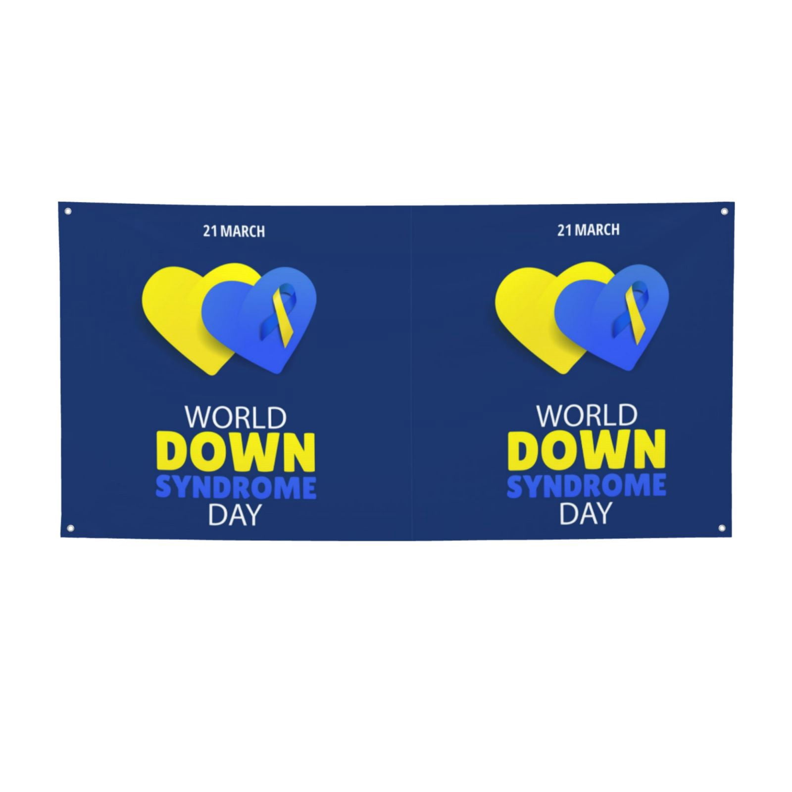 World Down Syndrome Awareness Day Banner Backdrop Flag Photography ...