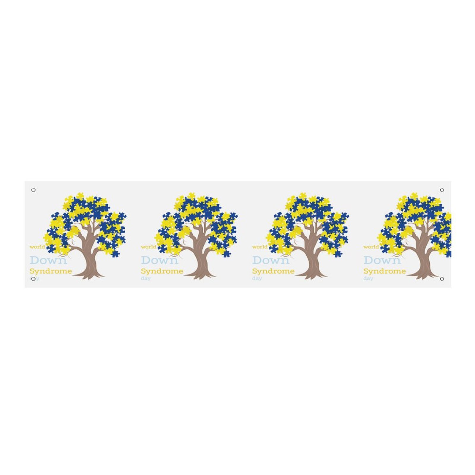 World Down Syndrome Awareness Day Banners Flag Hanging Backdrop Sign ...