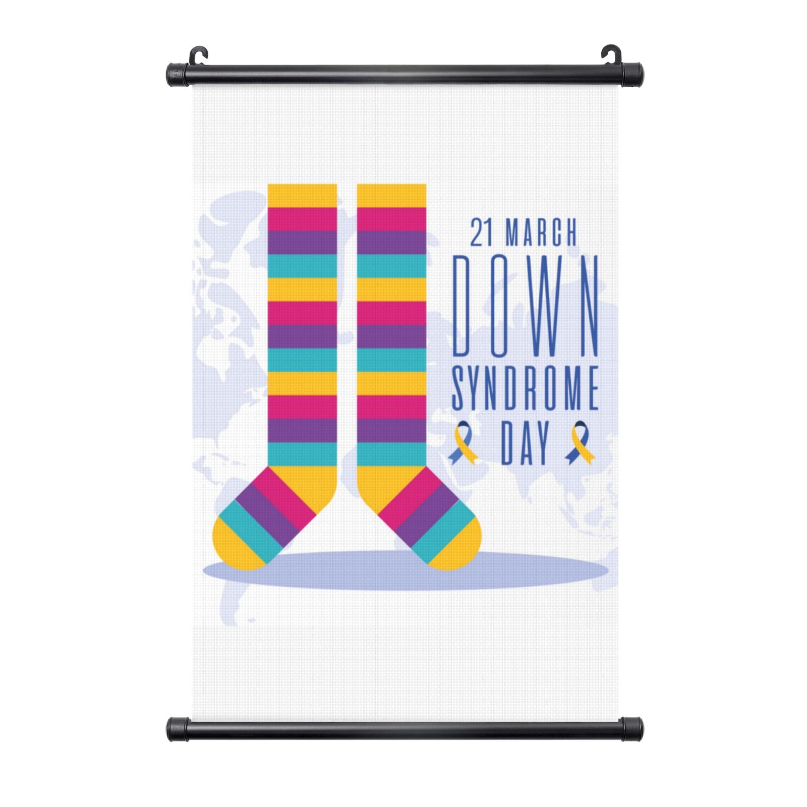 World Down Syndrome Awareness Day Poster Wall Art Banner Backdrop ...
