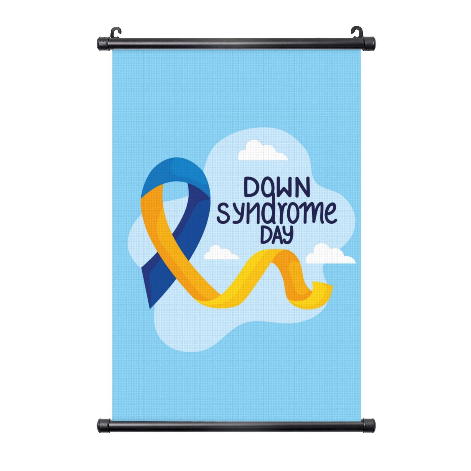 World Down Syndrome Awareness Day Poster Wall Art Banner Backdrop ...
