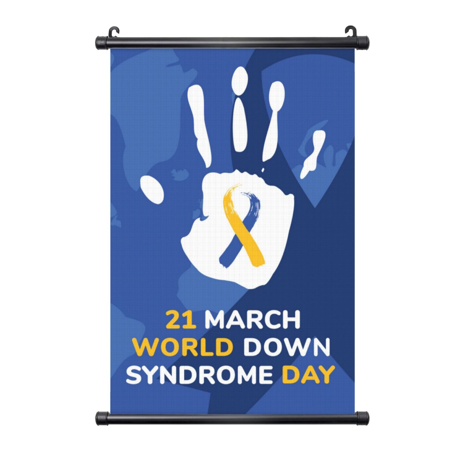 World Down Syndrome Awareness Day Poster Wall Art Banner Backdrop ...