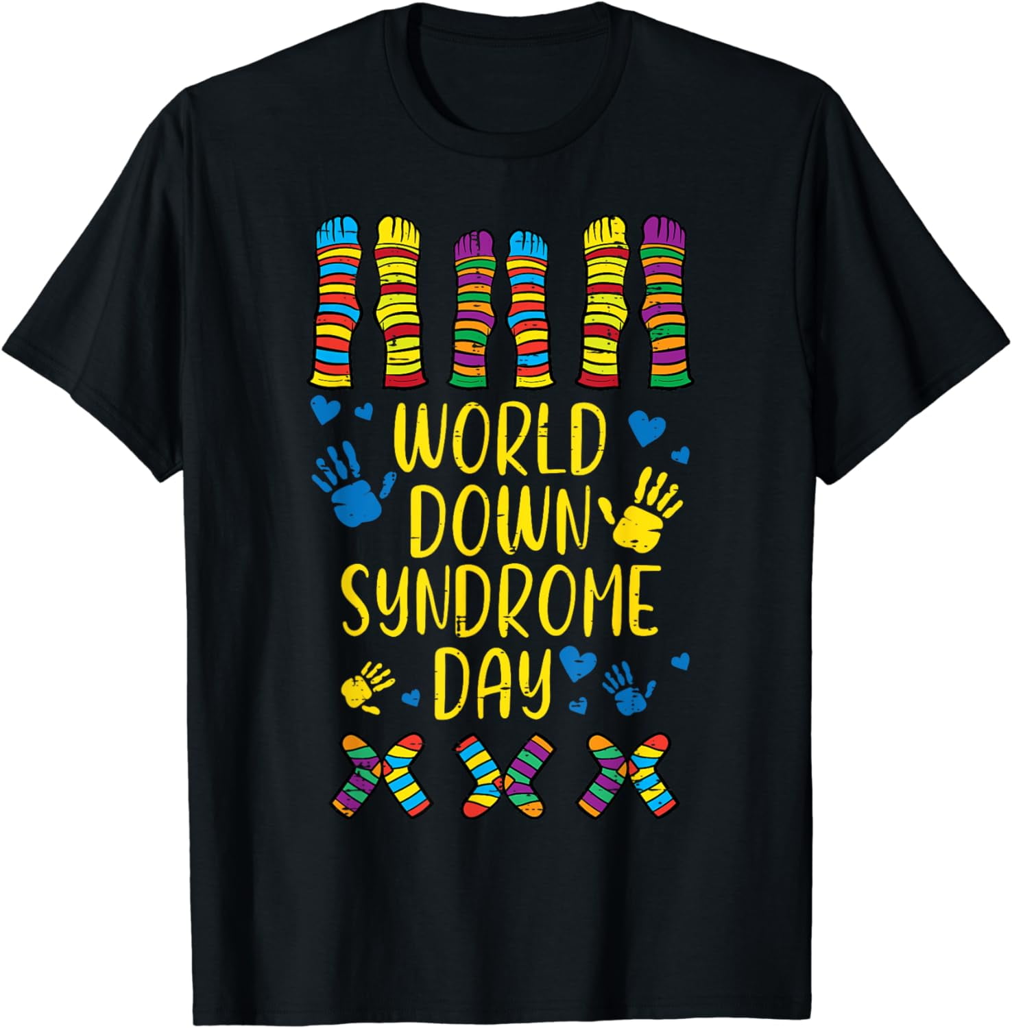 World Down Syndrome Day Socks WDSD Awareness Men Women T-shirt ...
