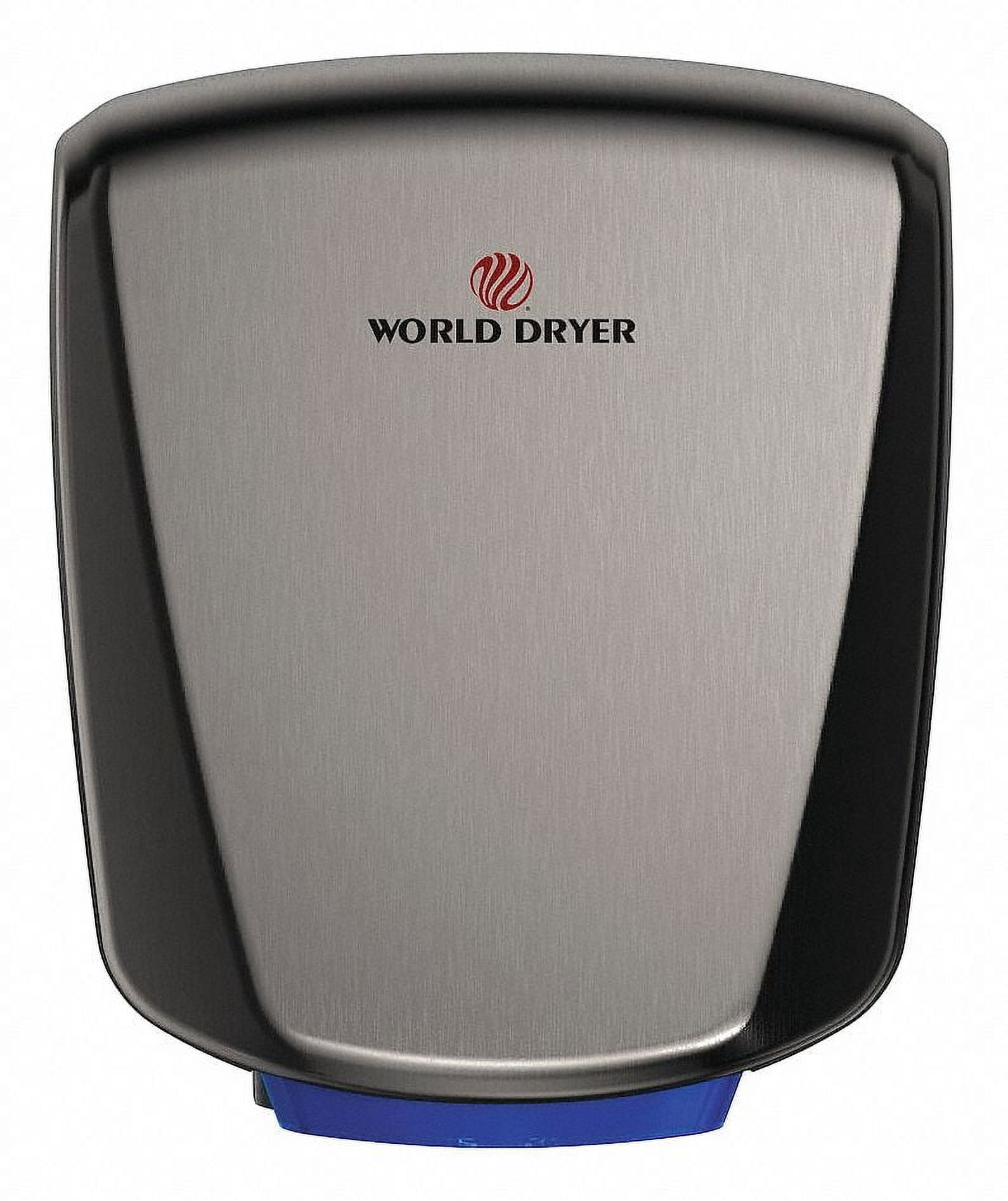 World Dryer Automatic Hand Dryer, 950W, 12 s, 17.40" x 15.00" x 7.50 ...