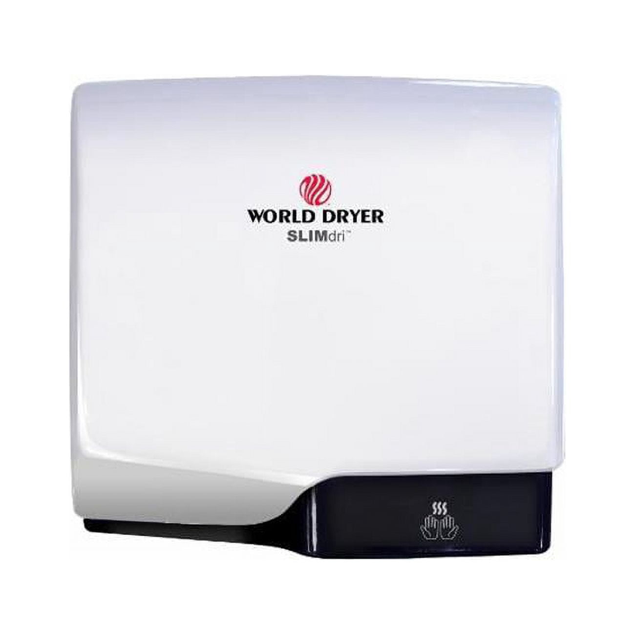 World Dryer Slimdri Hand Dryer - Aluminum White - Surface-Mounted ADA ...