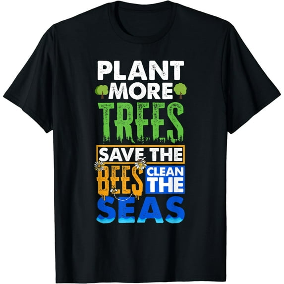 World Environment Earth Day Environmental Sustainable Living T-Shirt ...