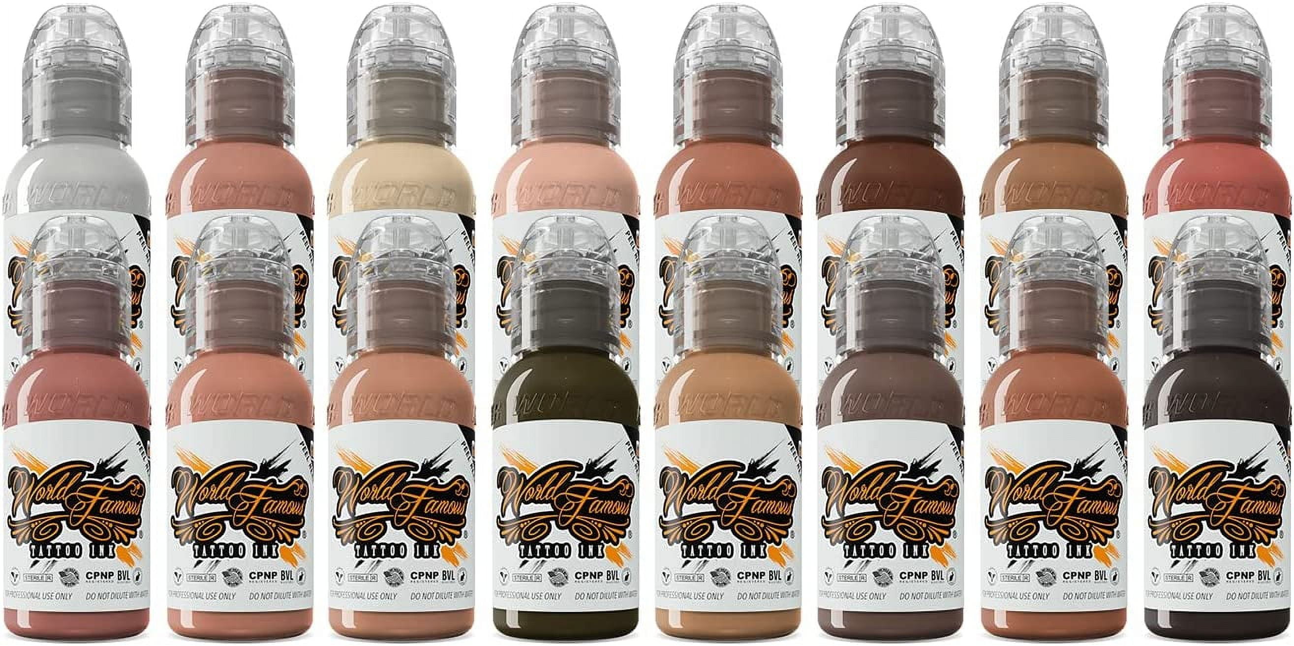 World Famous Tattoo Ink - Pink Ribbon Tattoo Kit - Professional Tattoo ...