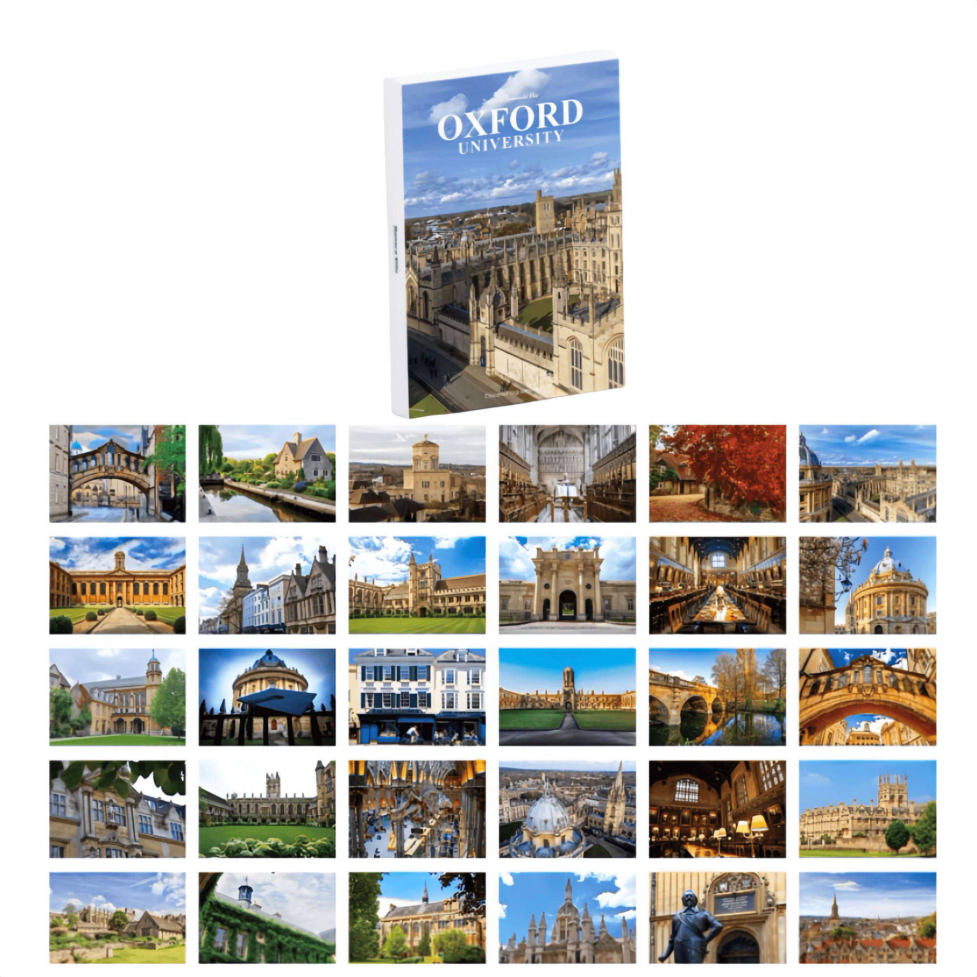 World Famous University Postcard Set - Harvard, Stanford, Princeton ...