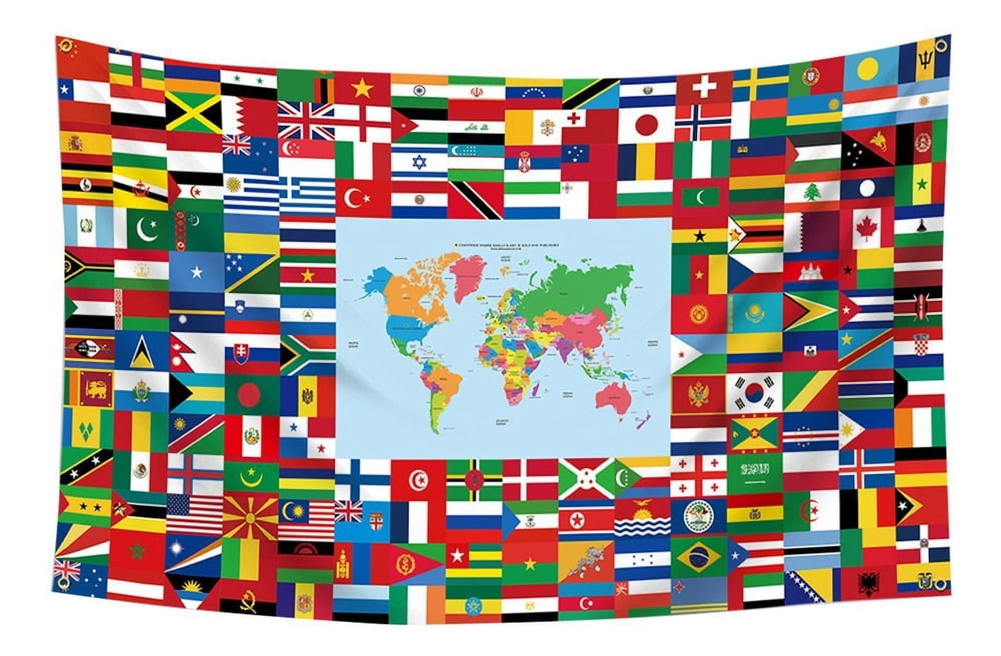 World Flag For Room Flag Decorations - Walmart.com