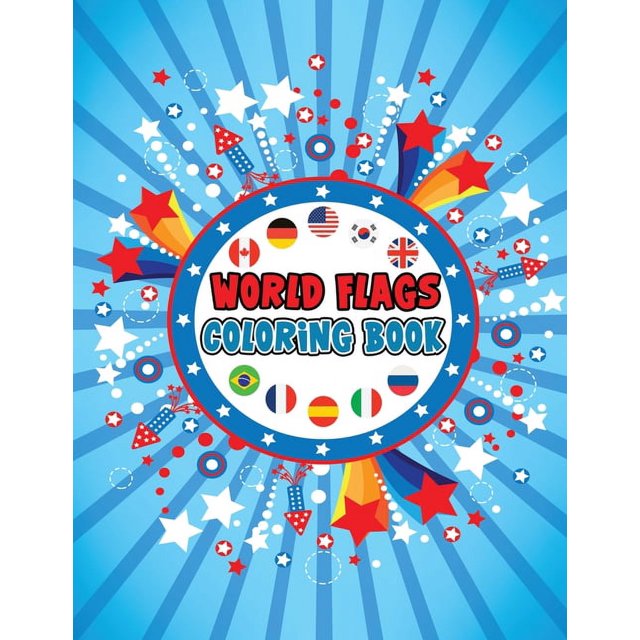 World Flags Coloring Book : A to Z Countries Flags Coloring Book ...