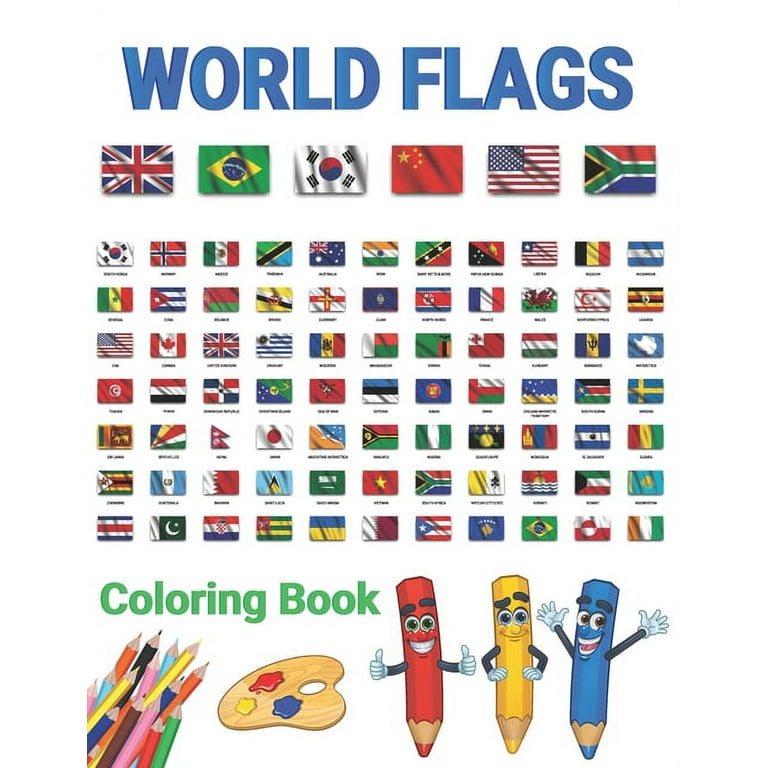 Printable Flags Of The World To Color