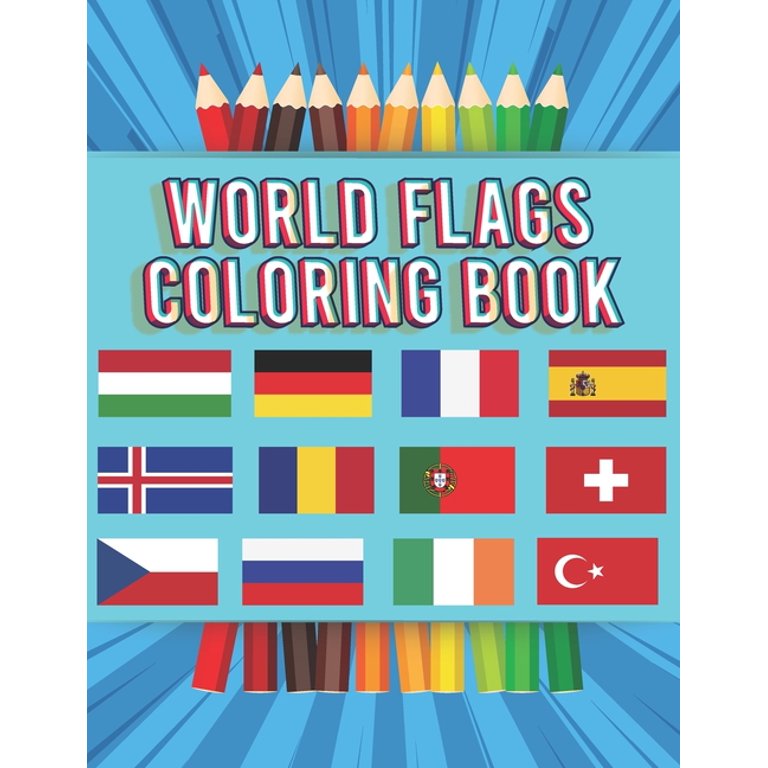 flag of the world coloring pages