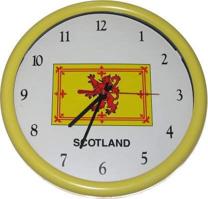 World Flags Direct Two Flag of Scotland Lion Clocks - Lot of 2 Scottish ...