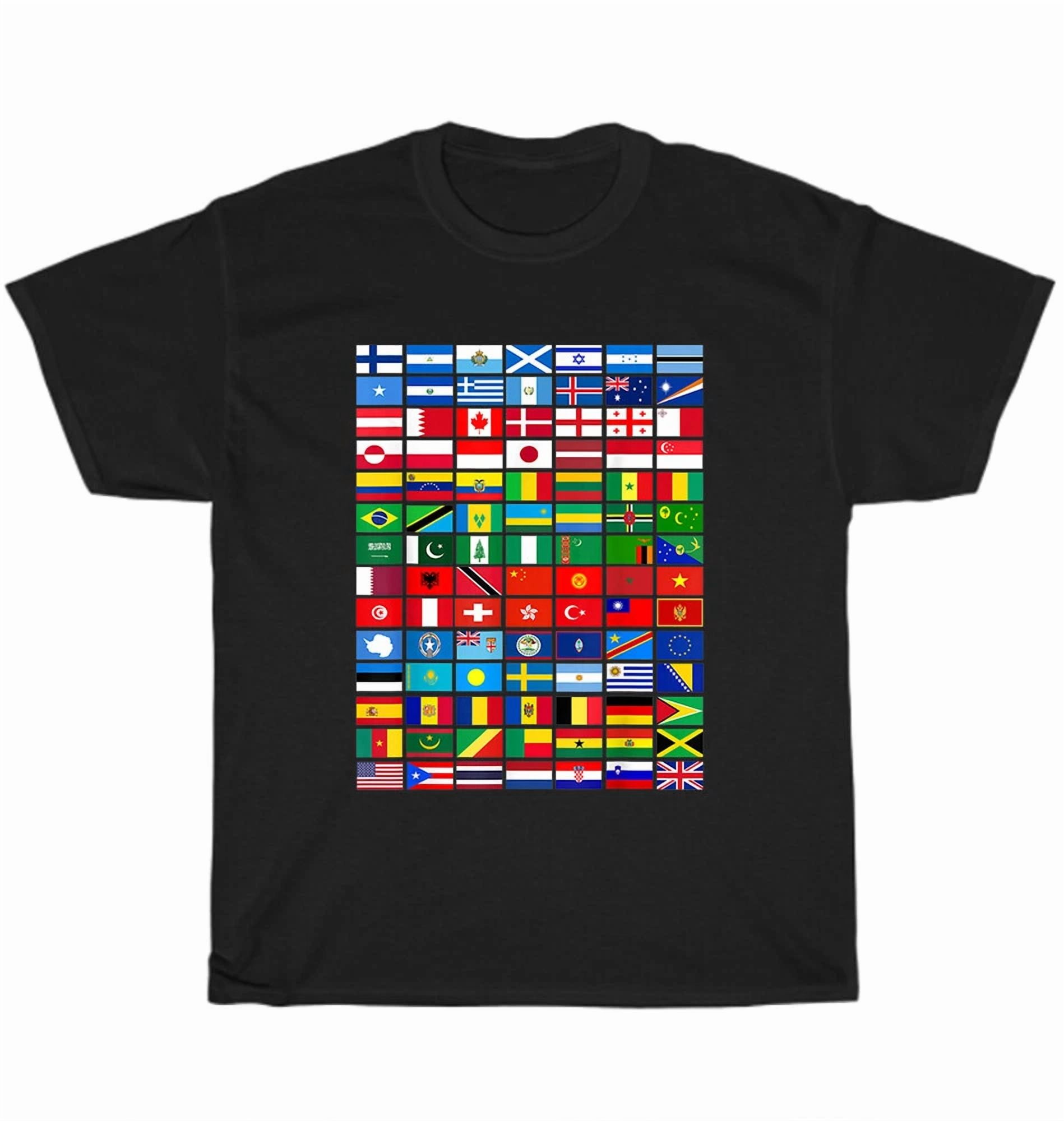 World Flags Map for Men and Women International Countries Pride Gift up ...