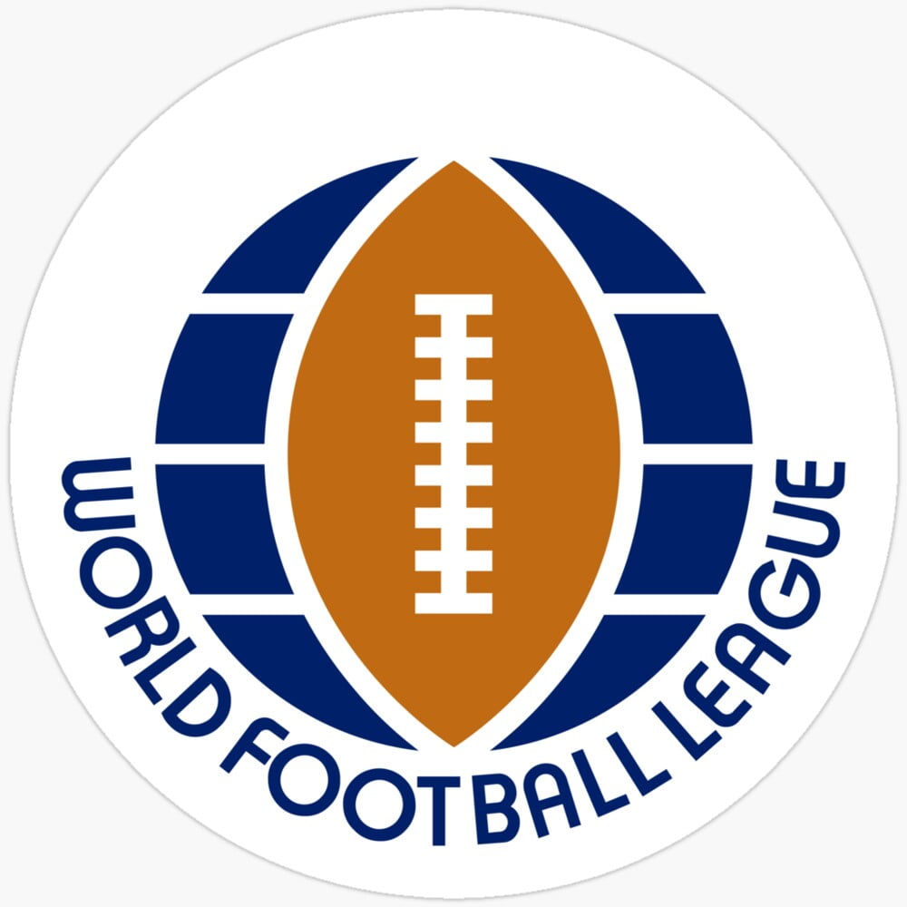 World Football League Sticker Baseball Sticker, Football Sticker ...